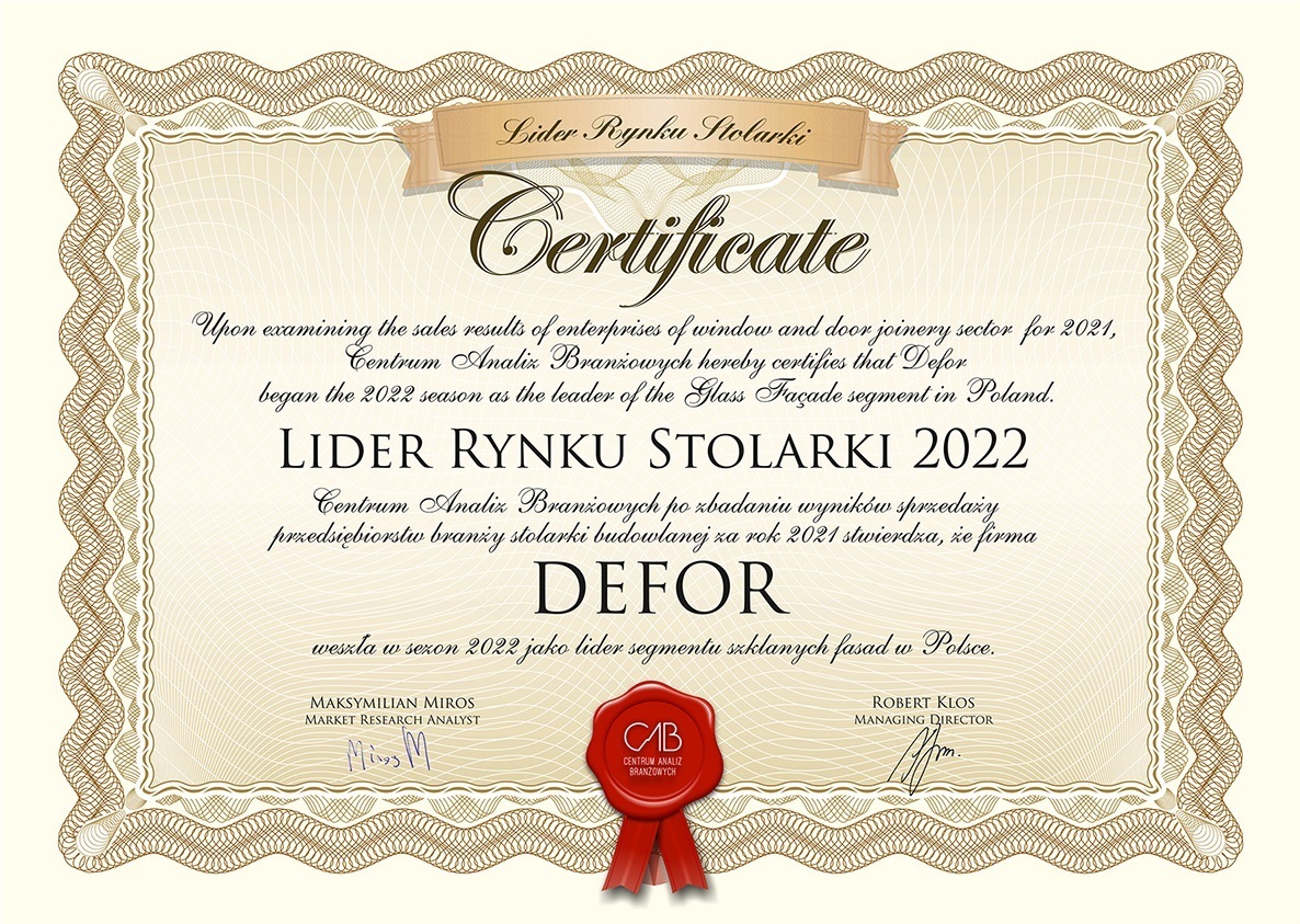 Market leader for the sixth time!